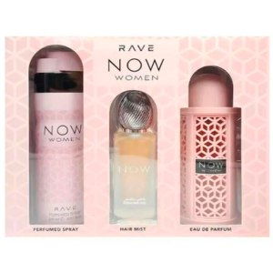 Rave Now Women Set 3 Piezas LATTAFA (Burberry Her Elixir)